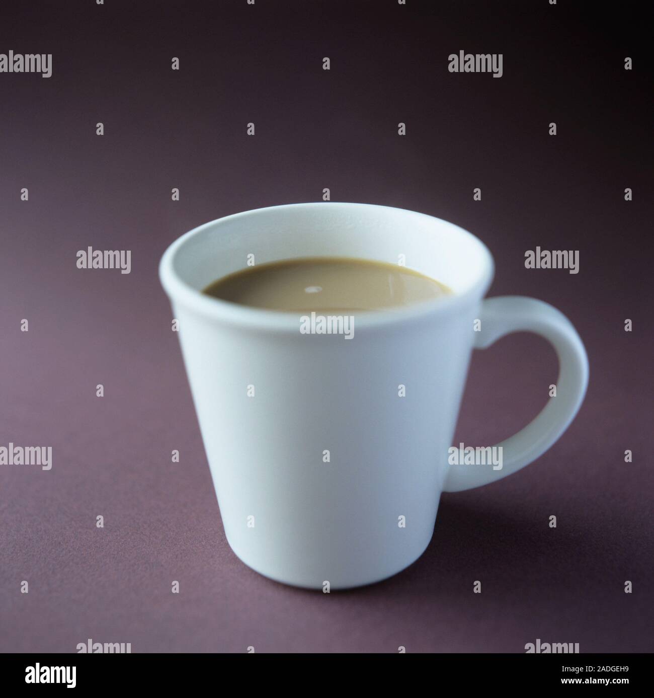 Cup of coffee. Coffee is a stimulant drink made from the beans of the ...