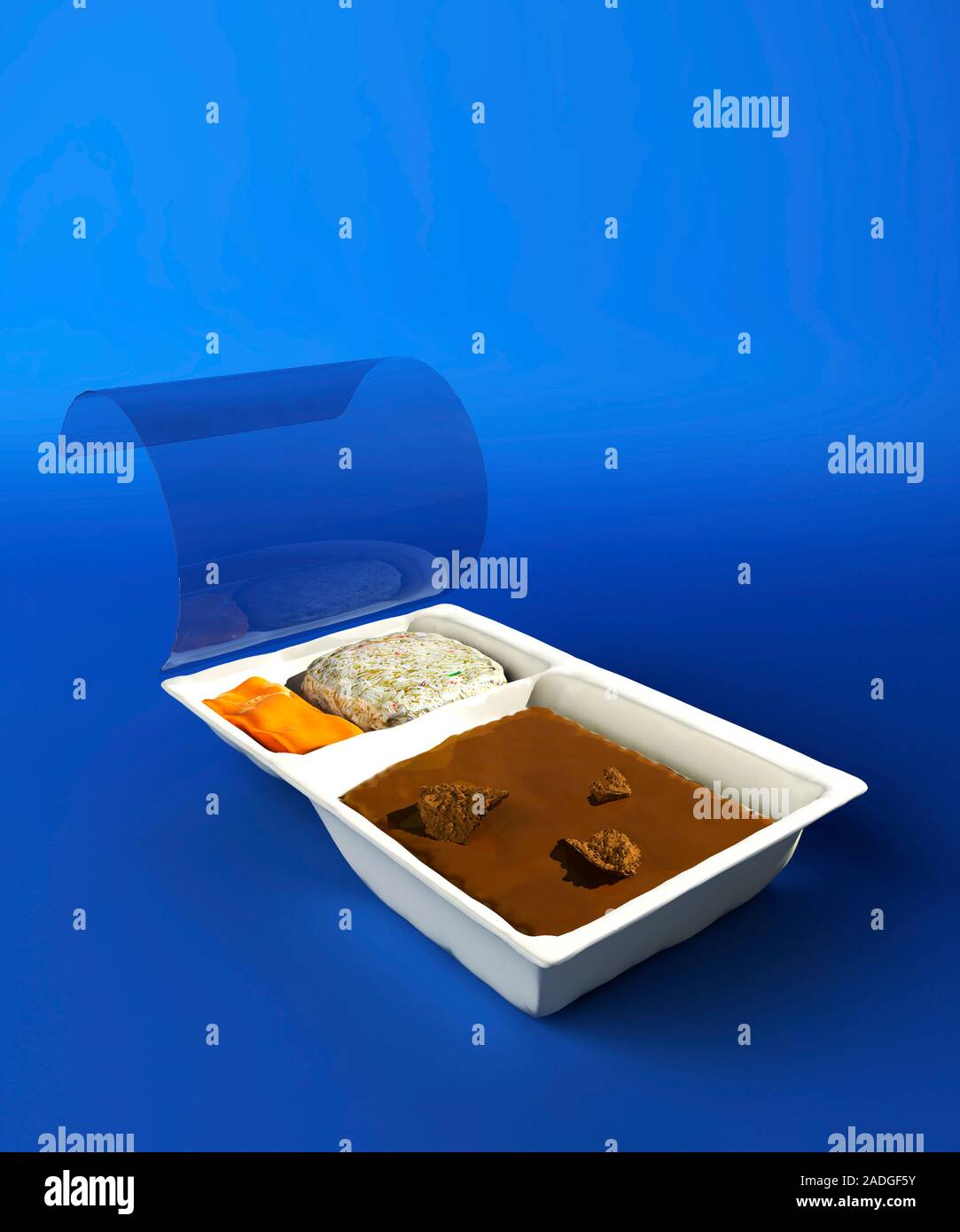Ready meal, computer artwork Stock Photo - Alamy