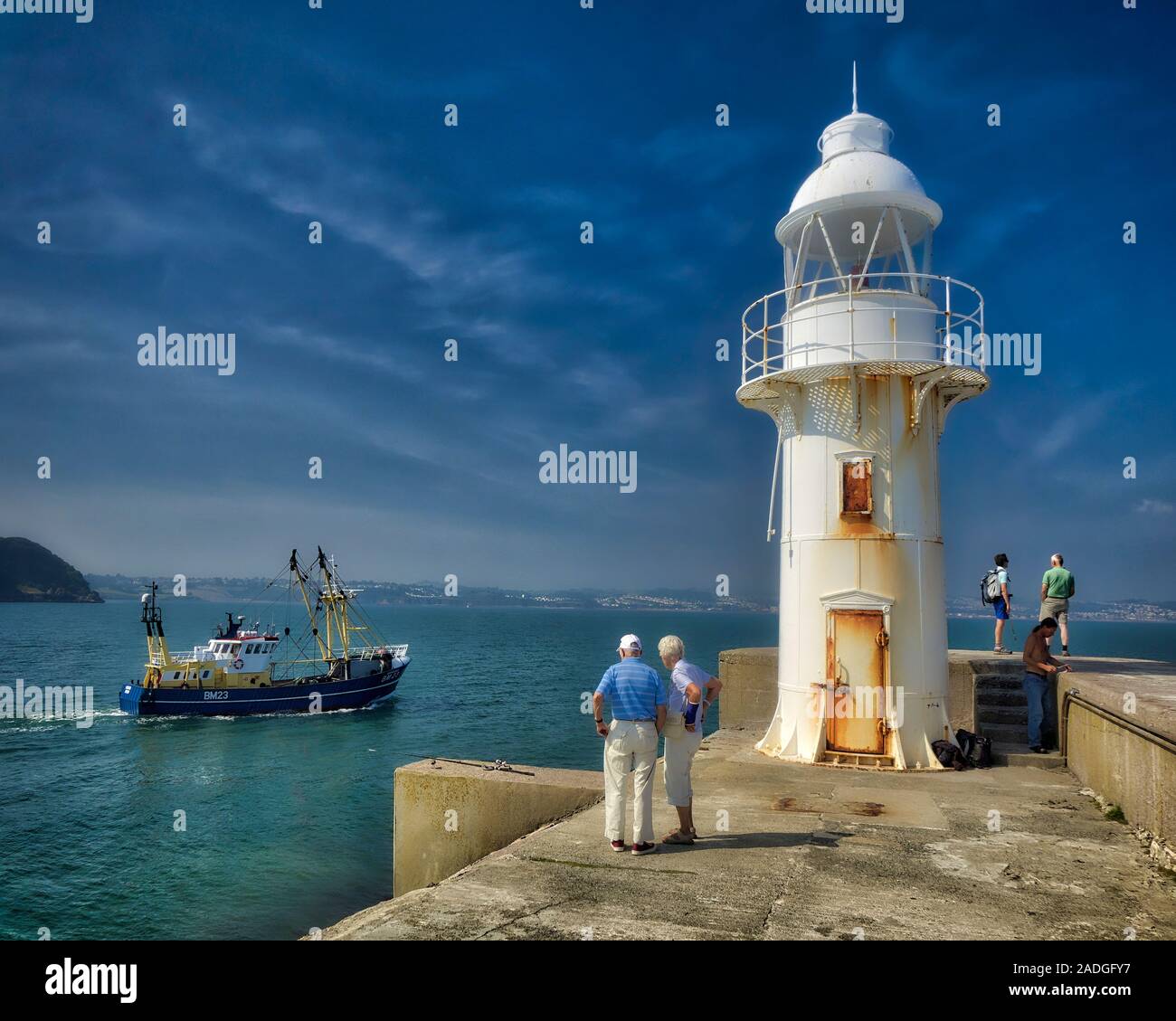 Brixham lighthouse hi-res stock photography and images - Alamy