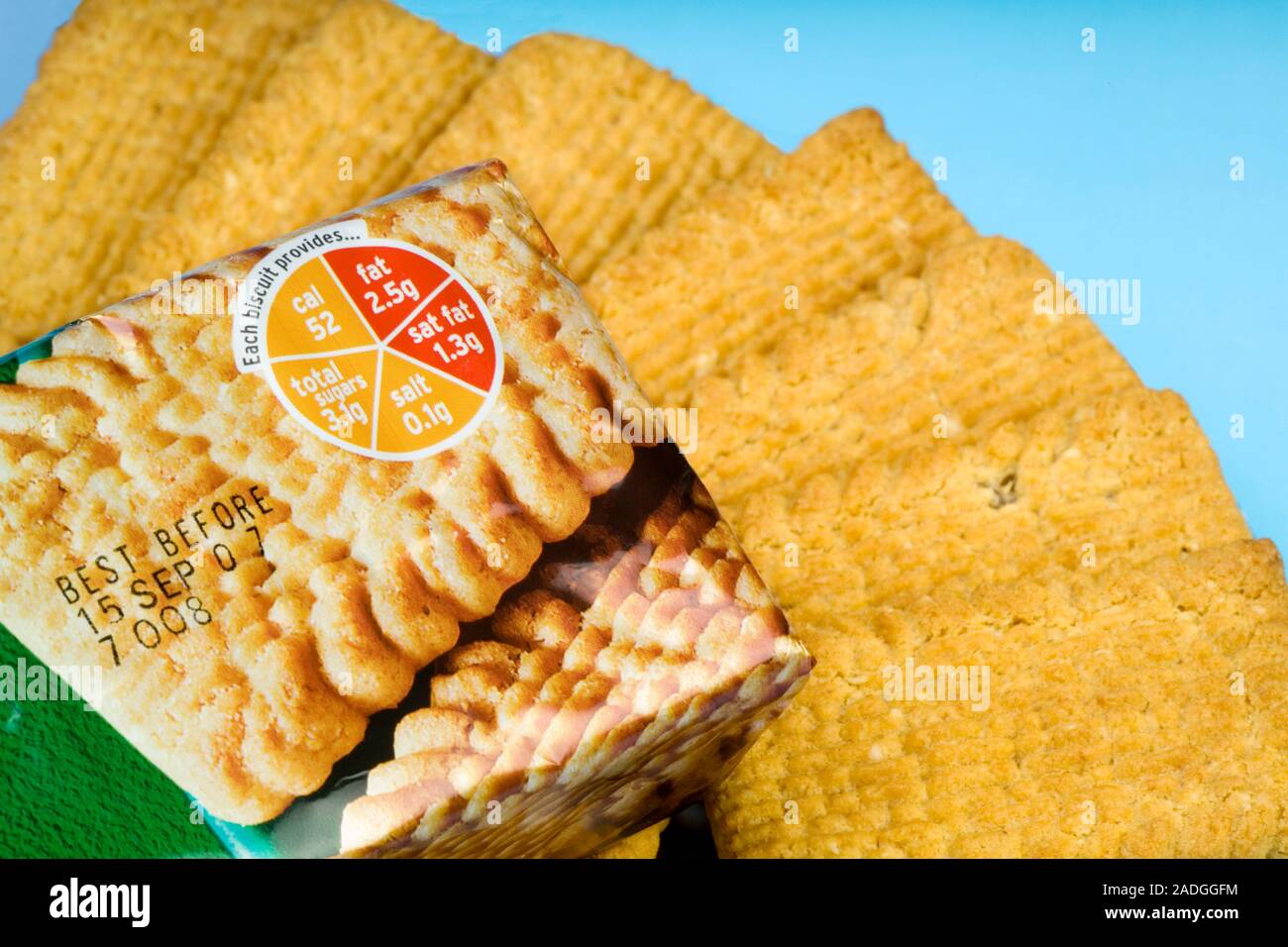 Traffic light labelling. Nutritional information on a food product ...