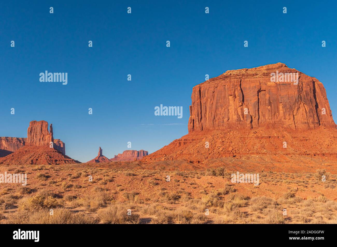 The famous Buttes of Monument Valley, Utah, USA Stock Photo - Alamy