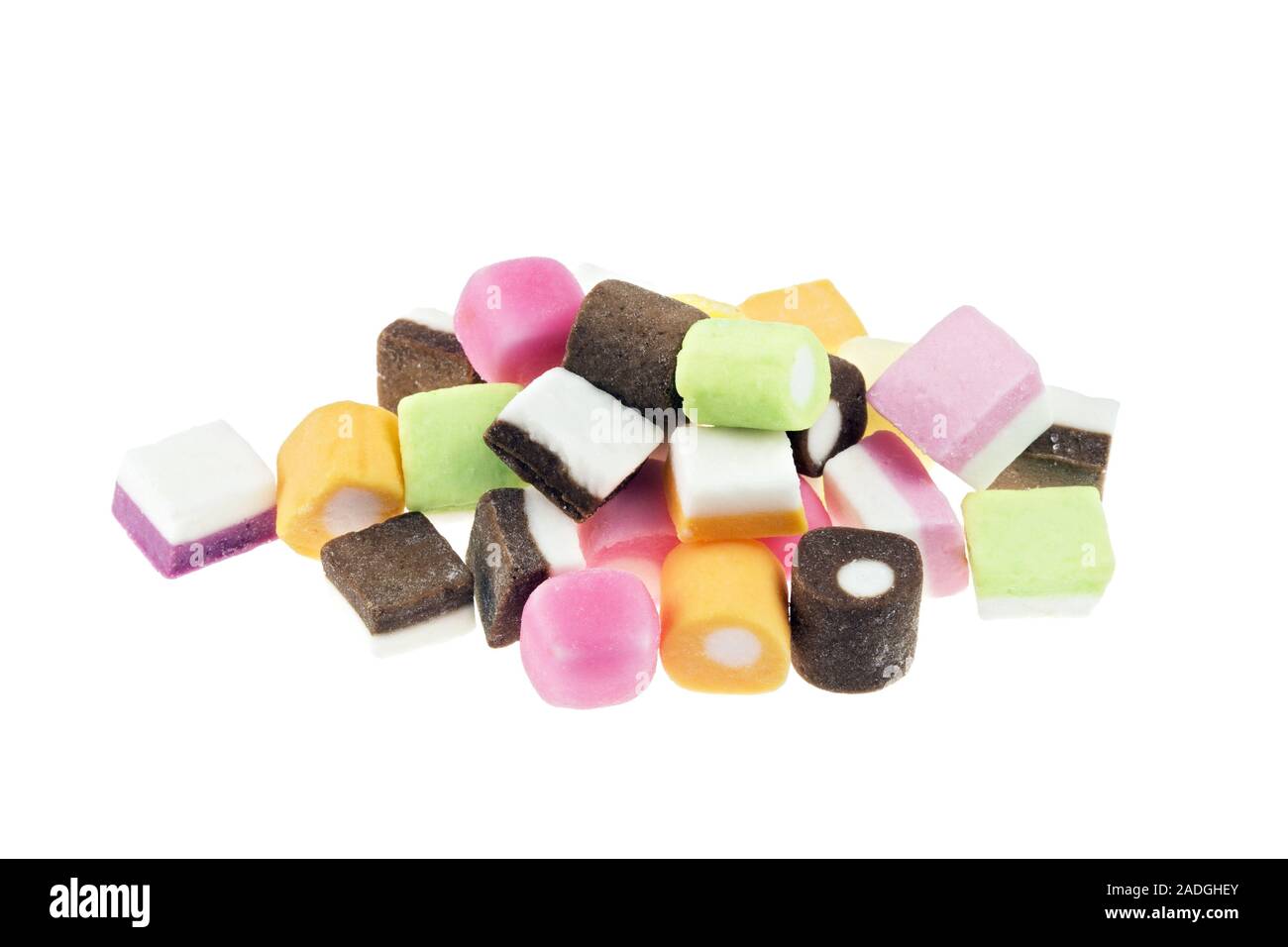 Brightly coloured sweets. An example of brightly coloured sweets that ...