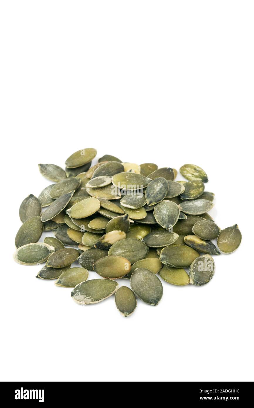Pumpkin seeds (Cucurbita maxima Stock Photo - Alamy