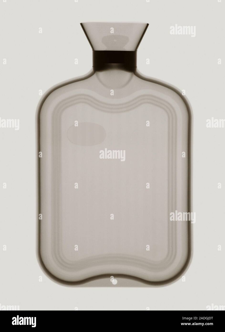 Hot water bottle, coloured X-ray Stock Photo - Alamy