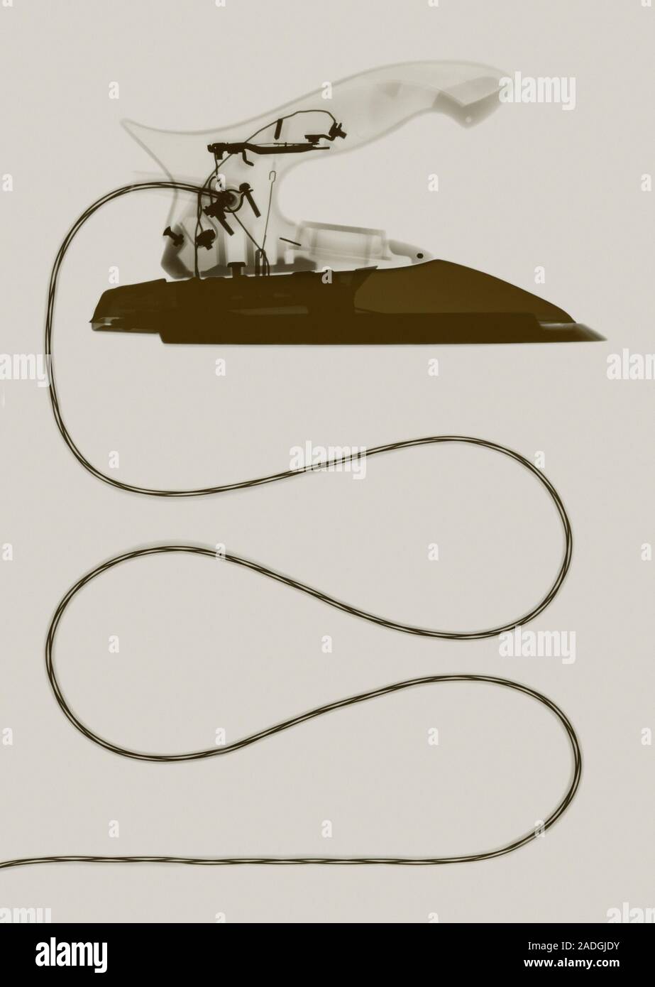 Iron, coloured X-ray image Stock Photo - Alamy