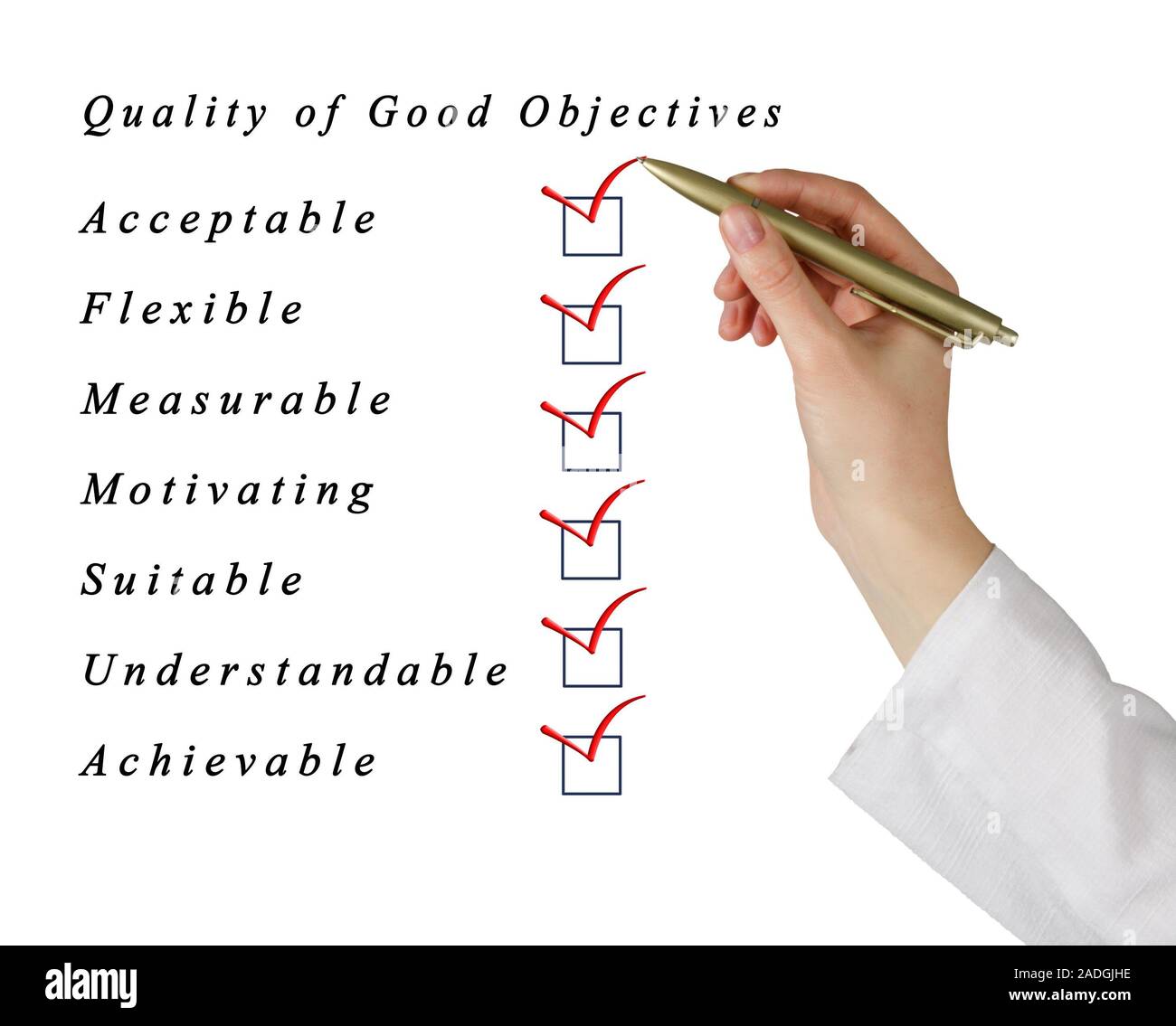 Achievable objectives hi-res stock photography and images - Alamy