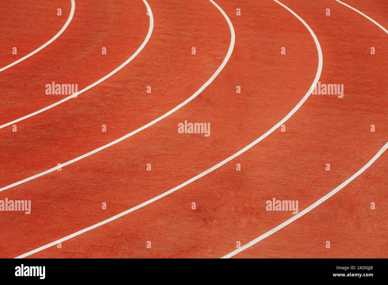 turn red track running in stadium. sport background Stock Photo - Alamy