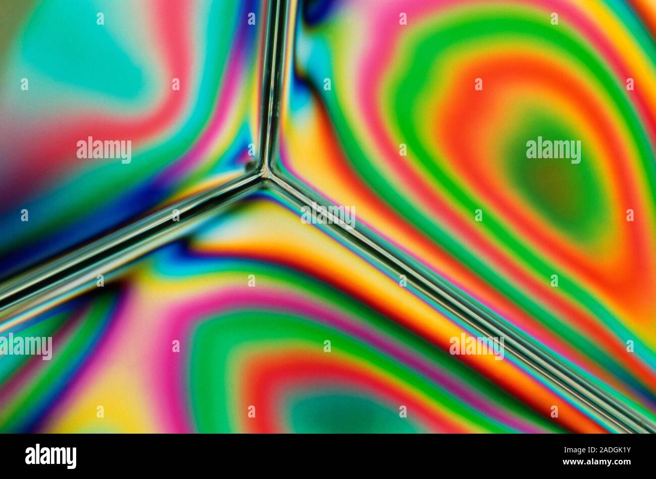 Residual stress patterns in the walled sections of a plastic dish are ...