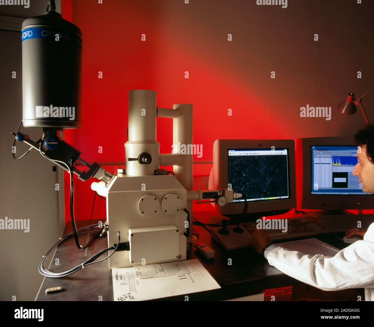 Analysis Of Gunshot Residue Gsr Forensic Scientist Using A Scanning Electron Microscope Sem