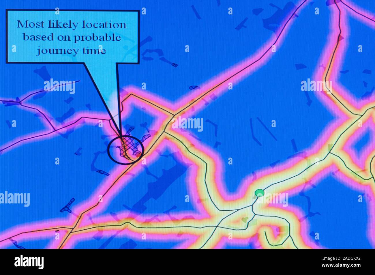 Geoforensic map. This computer generated map shows soil and vegetation ...