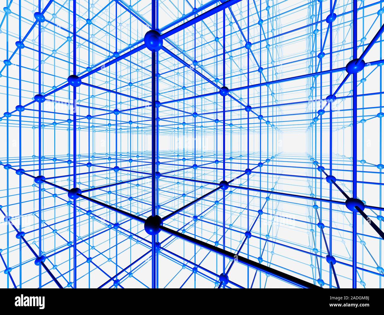 Ball and stick structure, computer artwork Stock Photo - Alamy
