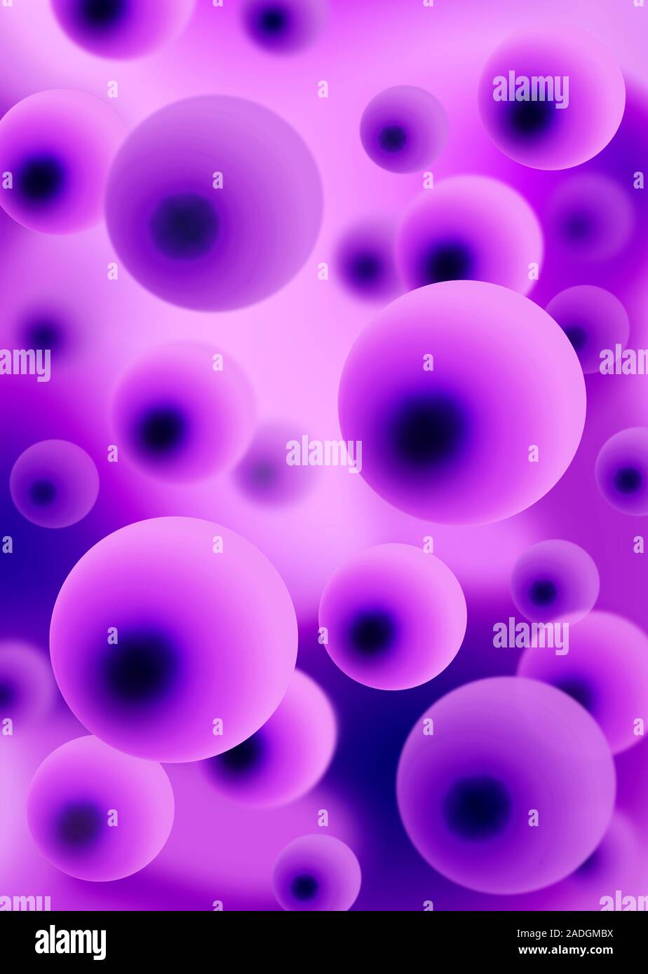 Spheres, computer artwork Stock Photo - Alamy