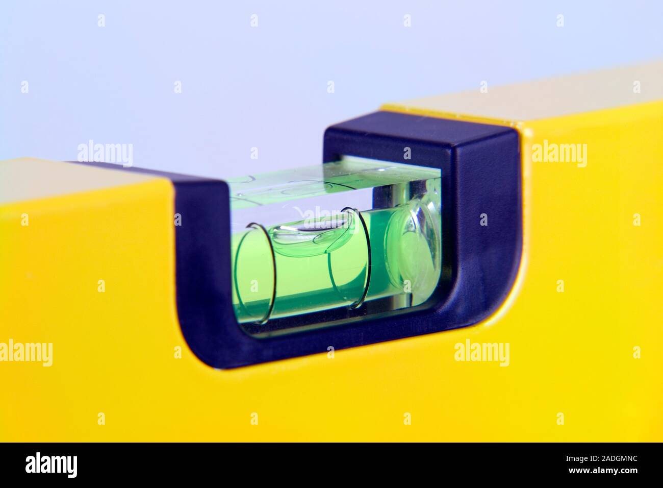 Spirit level. This device is used in construction to ensure that layers ...