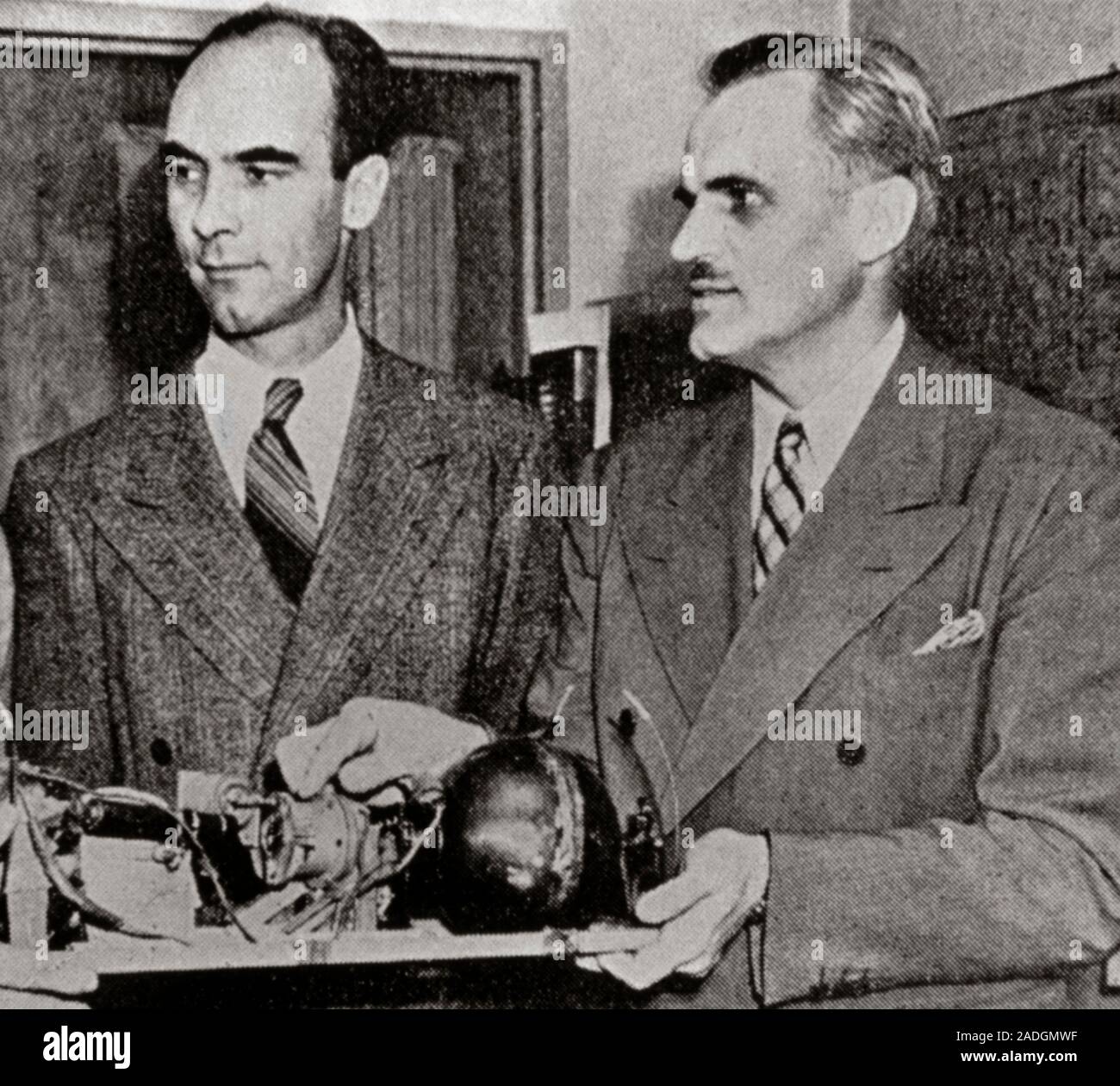 Anderson and Compton. American physicists Carl David Anderson (1905 ...