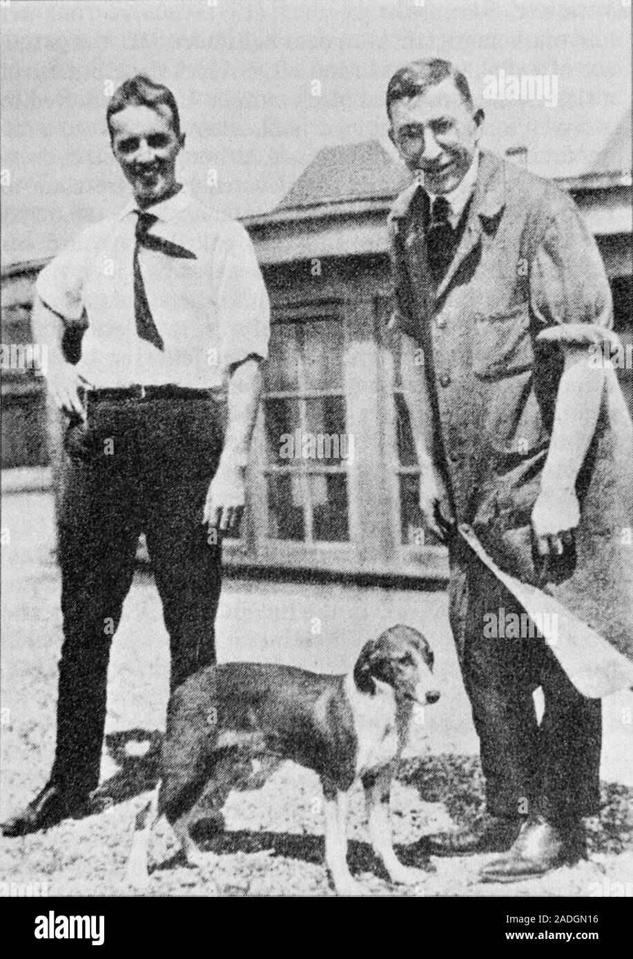 Charles Best (left) and Frederick Banting (right), Canadian ...