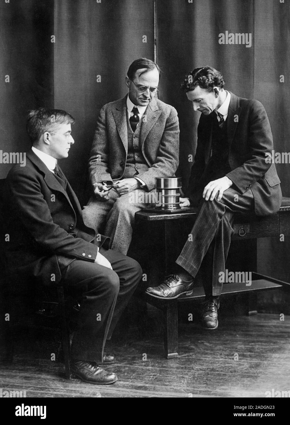 Irving Langmuir, Willis R. Whitney and William D. Coolidge, eminent ...