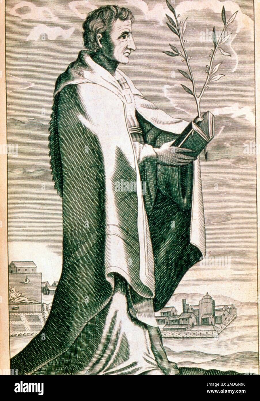 Aristotle. Historical portrait of the Ancient Greek philosopher and ...