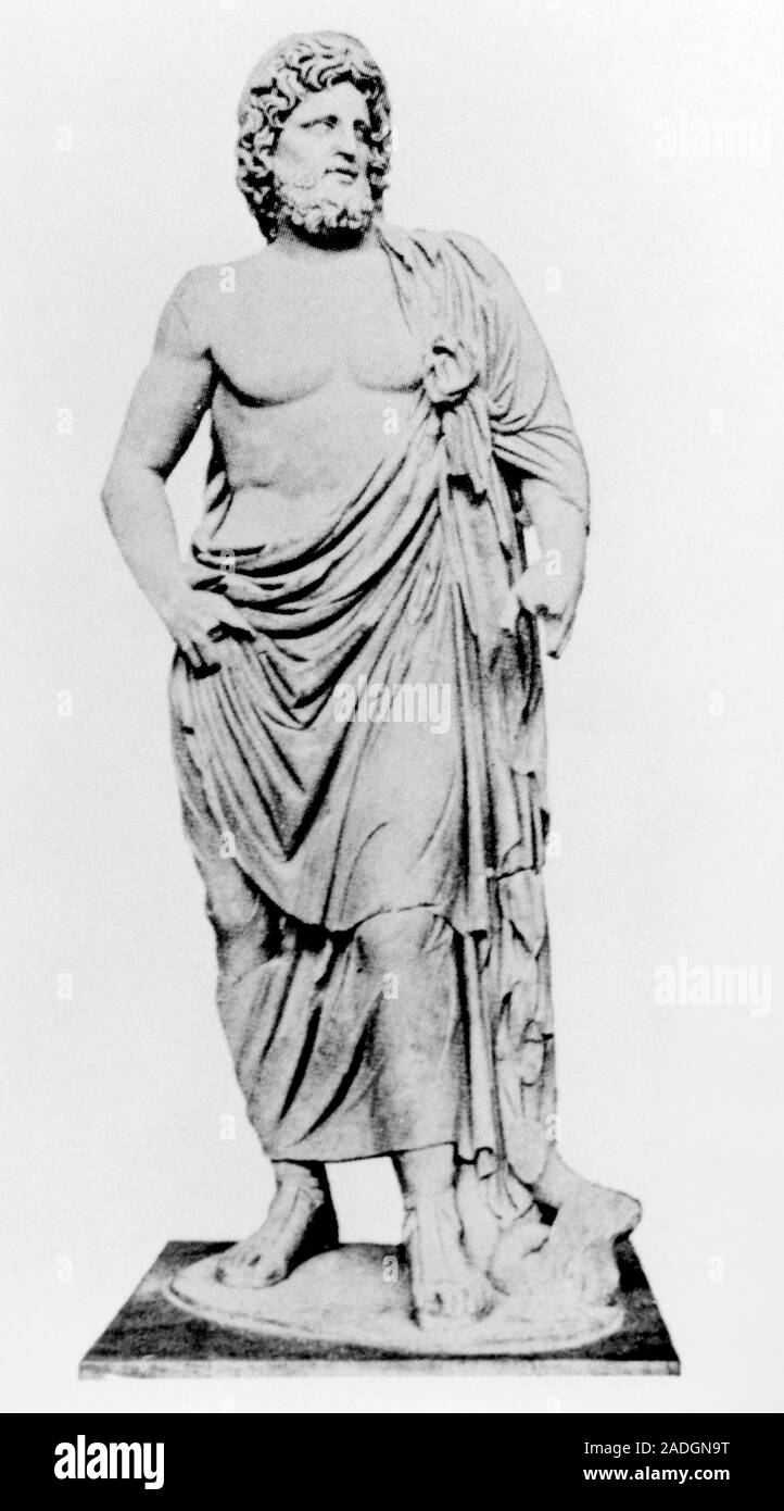 Asclepius' statue. Asclepius, who was known as Aesculapius or Veiovis ...