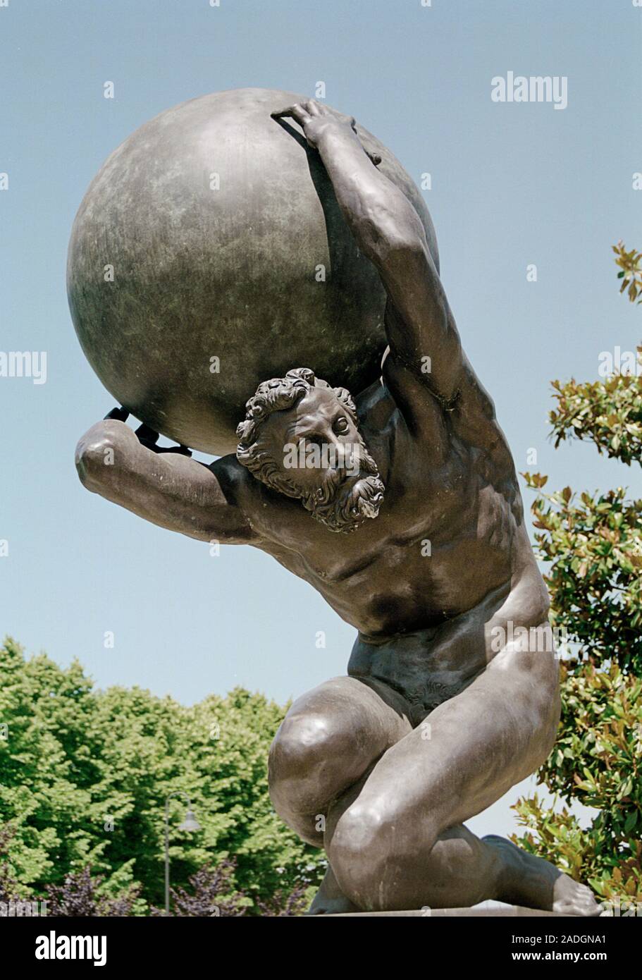 Atlas Greek God Statue Atlas Greek God