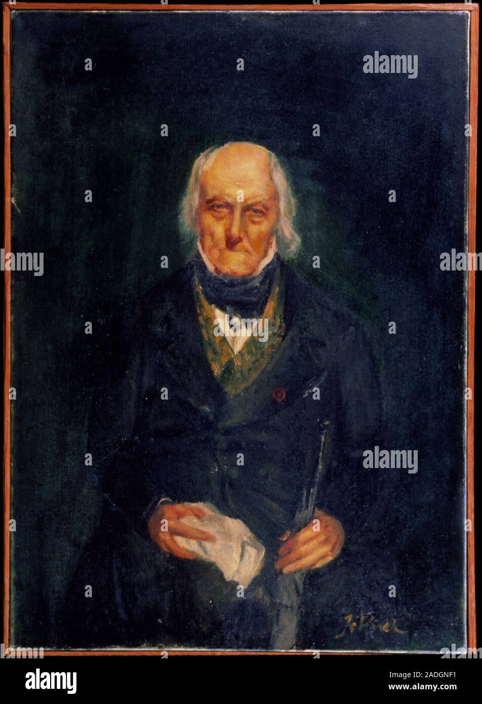 Portrait of the French physicist and pioneer of polarimetry Jean ...