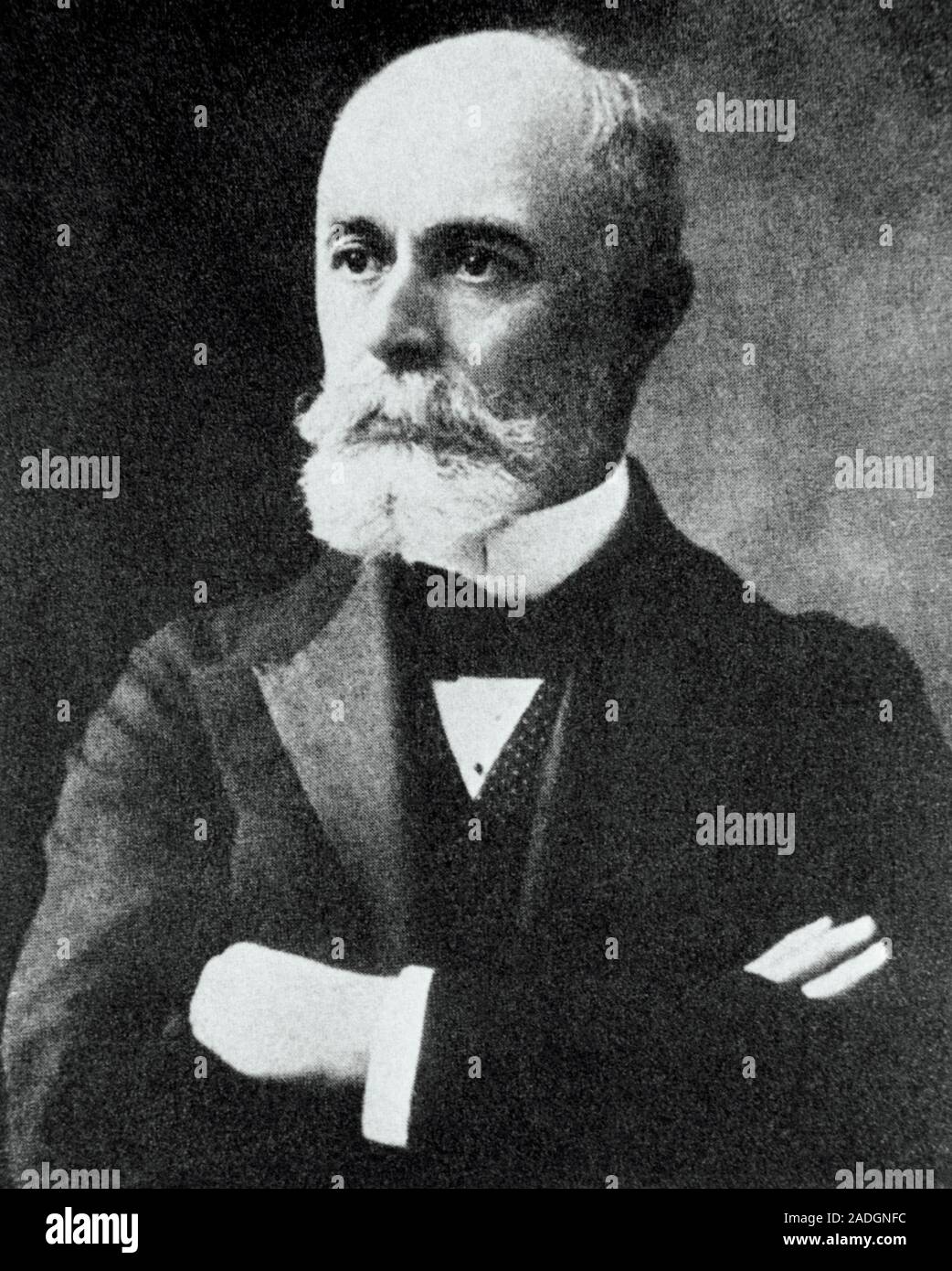 Portrait of the French physicist Antoine Henri Becquerel (1852-1908 ...