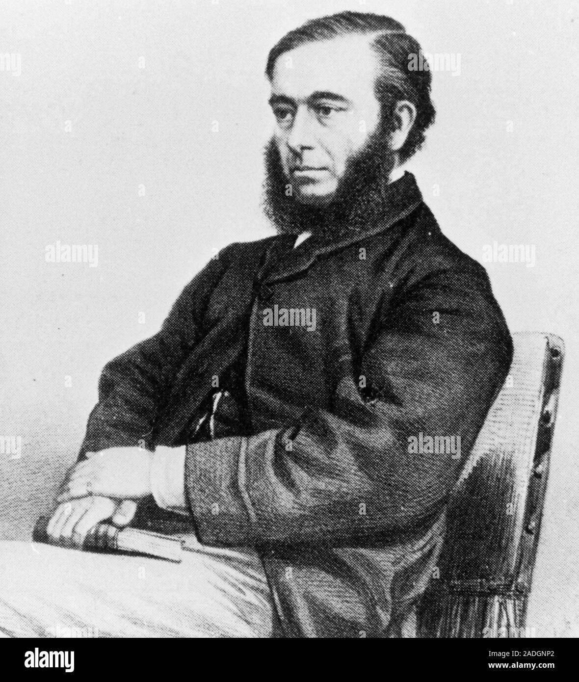 William Budd. Portrait of William Budd (1810-80), British physician and ...