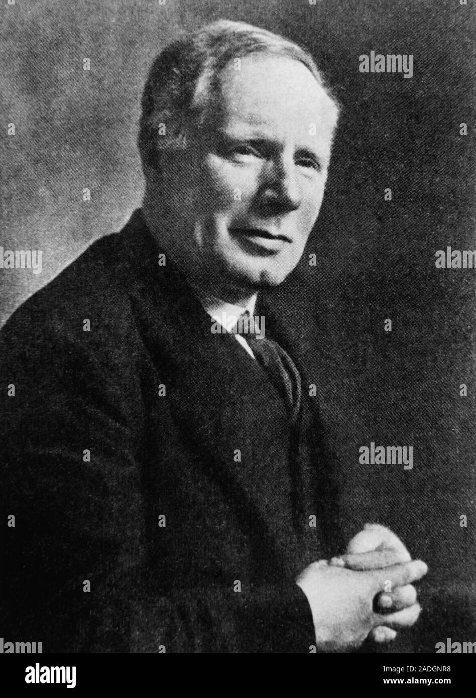 George Barger. Portrait of George Barger (1878- 1939), British chemist ...