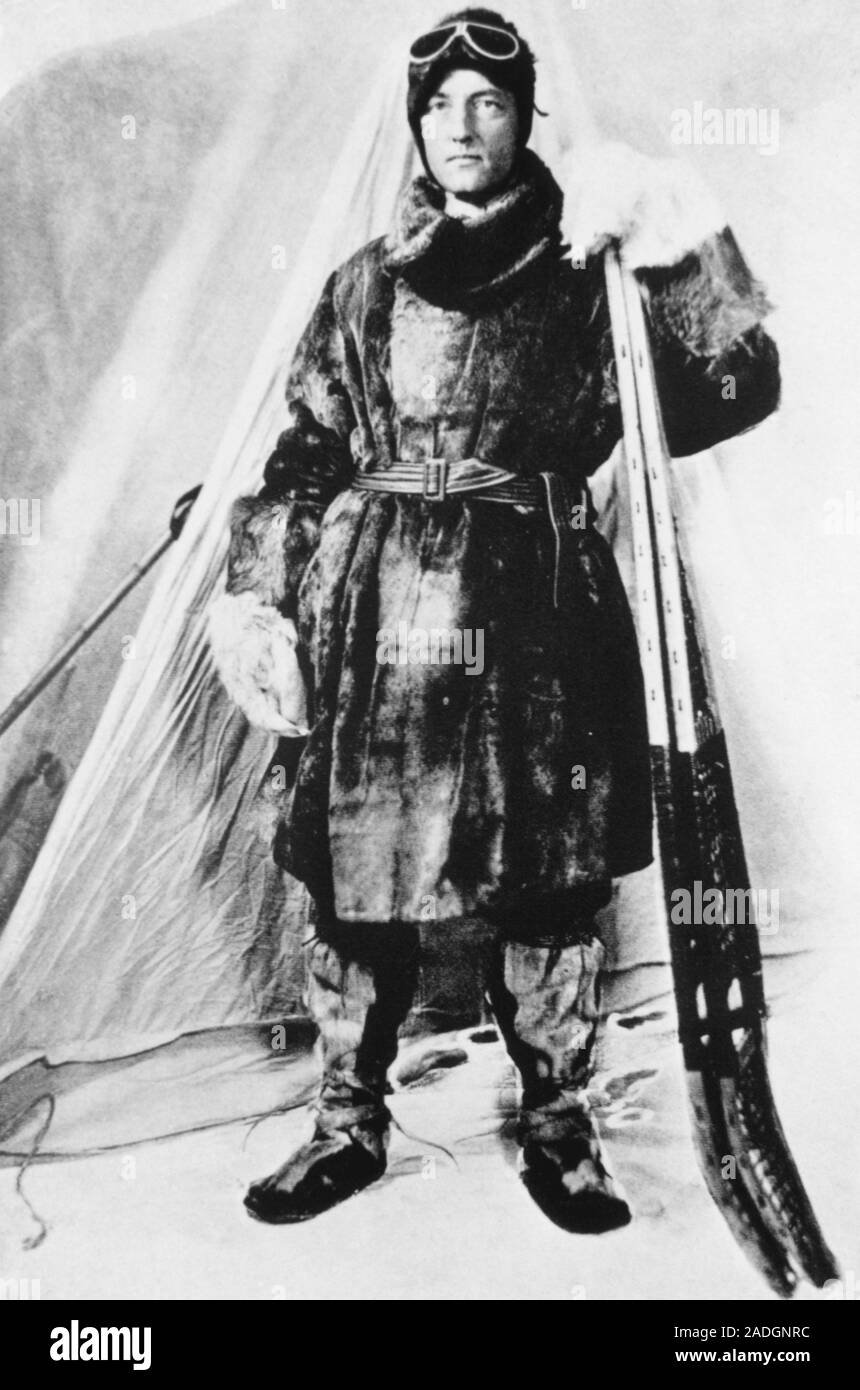 Richard Byrd. Portrait of Richard Evelyn Byrd (1888-1958), American ...