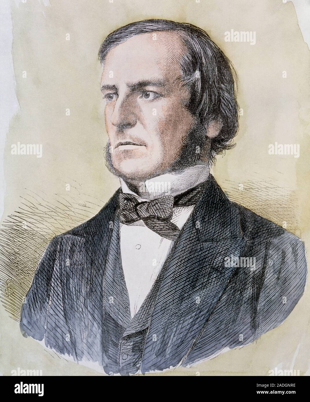 George Boole. Portrait of George Boole (1815- 1864), British ...