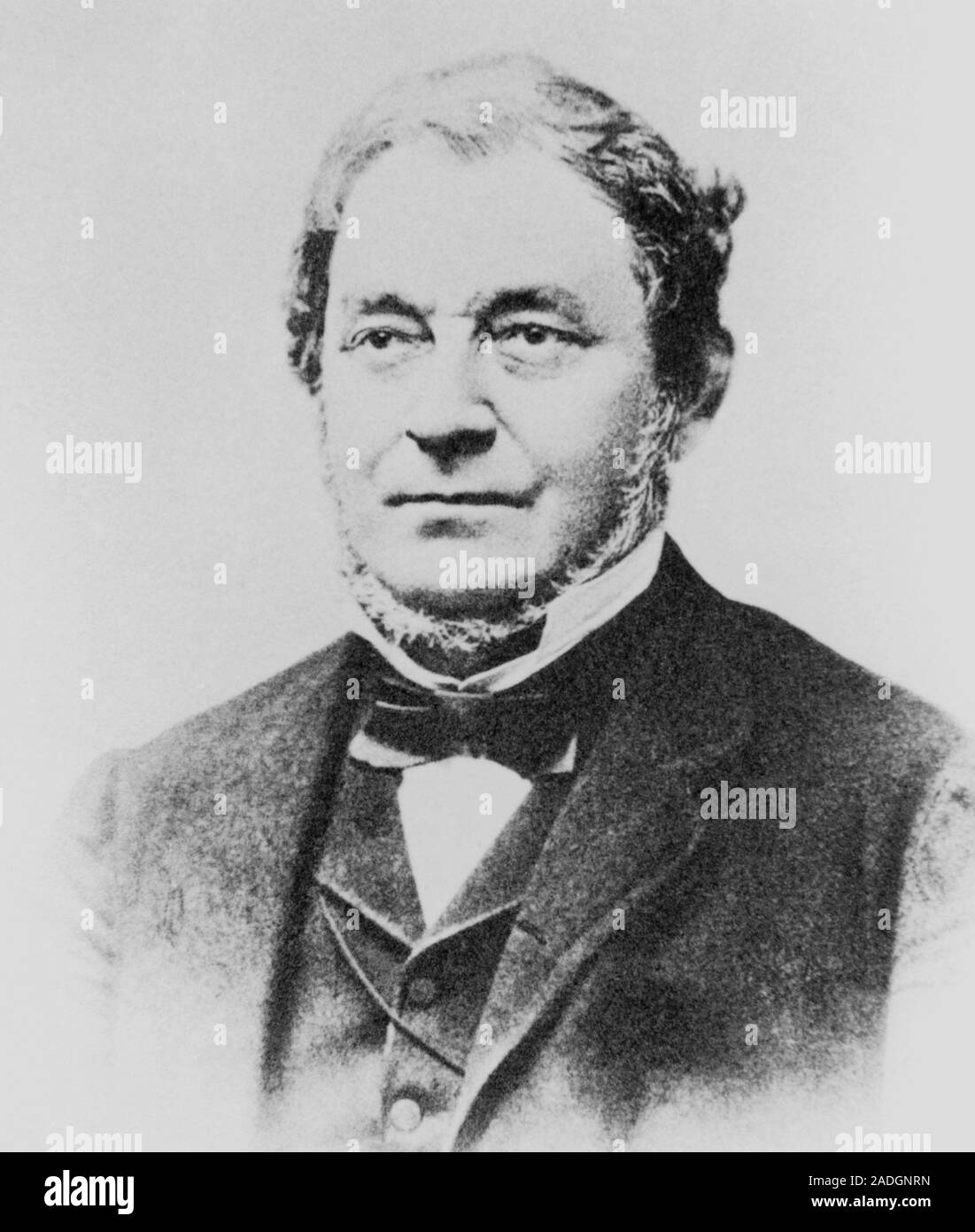 Robert Bunsen. Portrait of Robert Wilhelm Bunsen (1811-99), German ...