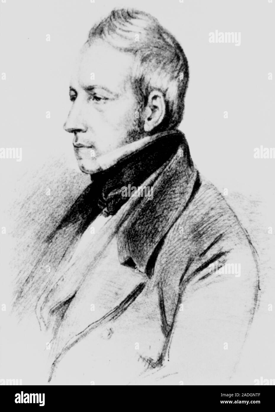 Robert Brown. Portrait of Robert Brown (1773- 1858), the Scottish ...