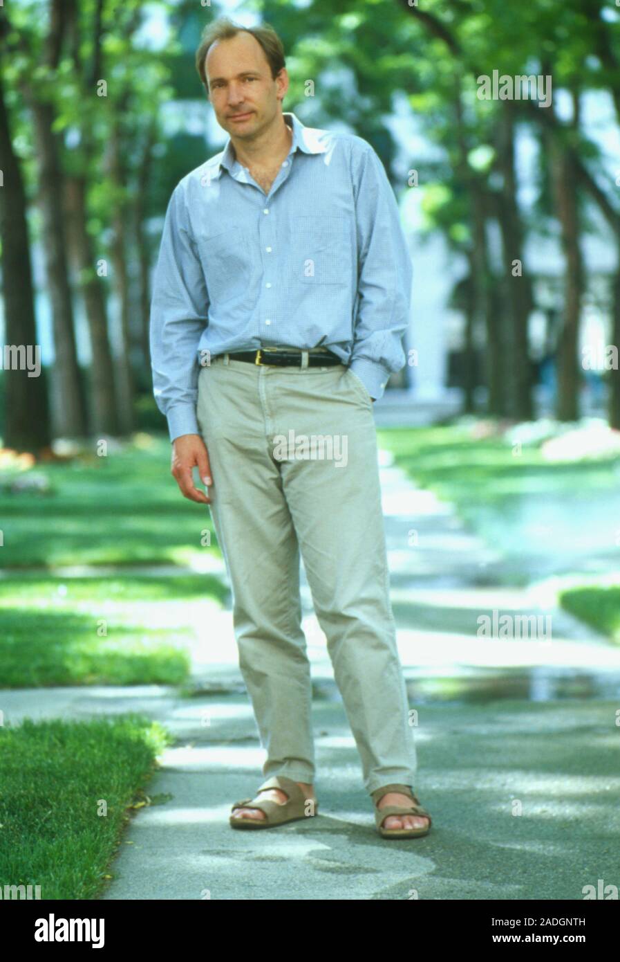 Tim Berners-Lee. View of Tim Berners-Lee, British computer scientist ...