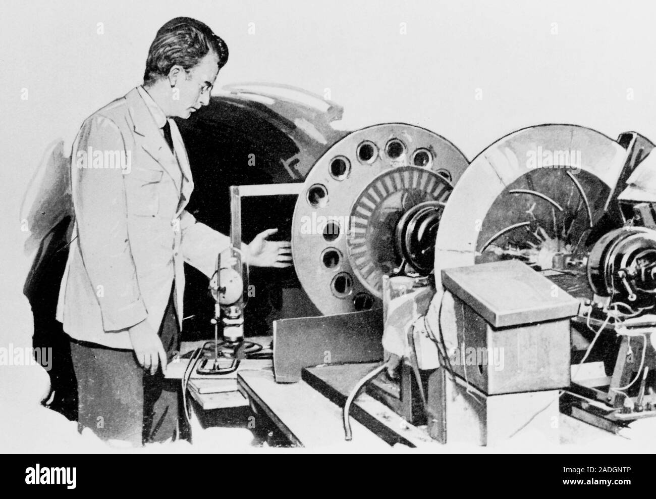 John Logie Baird. Artwork of the Scottish electrical engineer and television (TV) pioneer, John ...