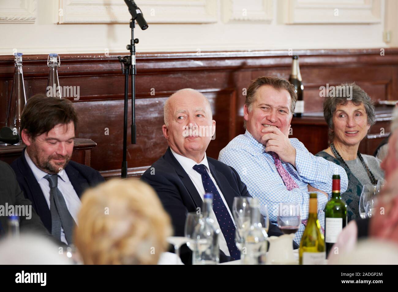 Ned Cranborne, Philip Mansel & James Pembroke at The Oldie Literary ...