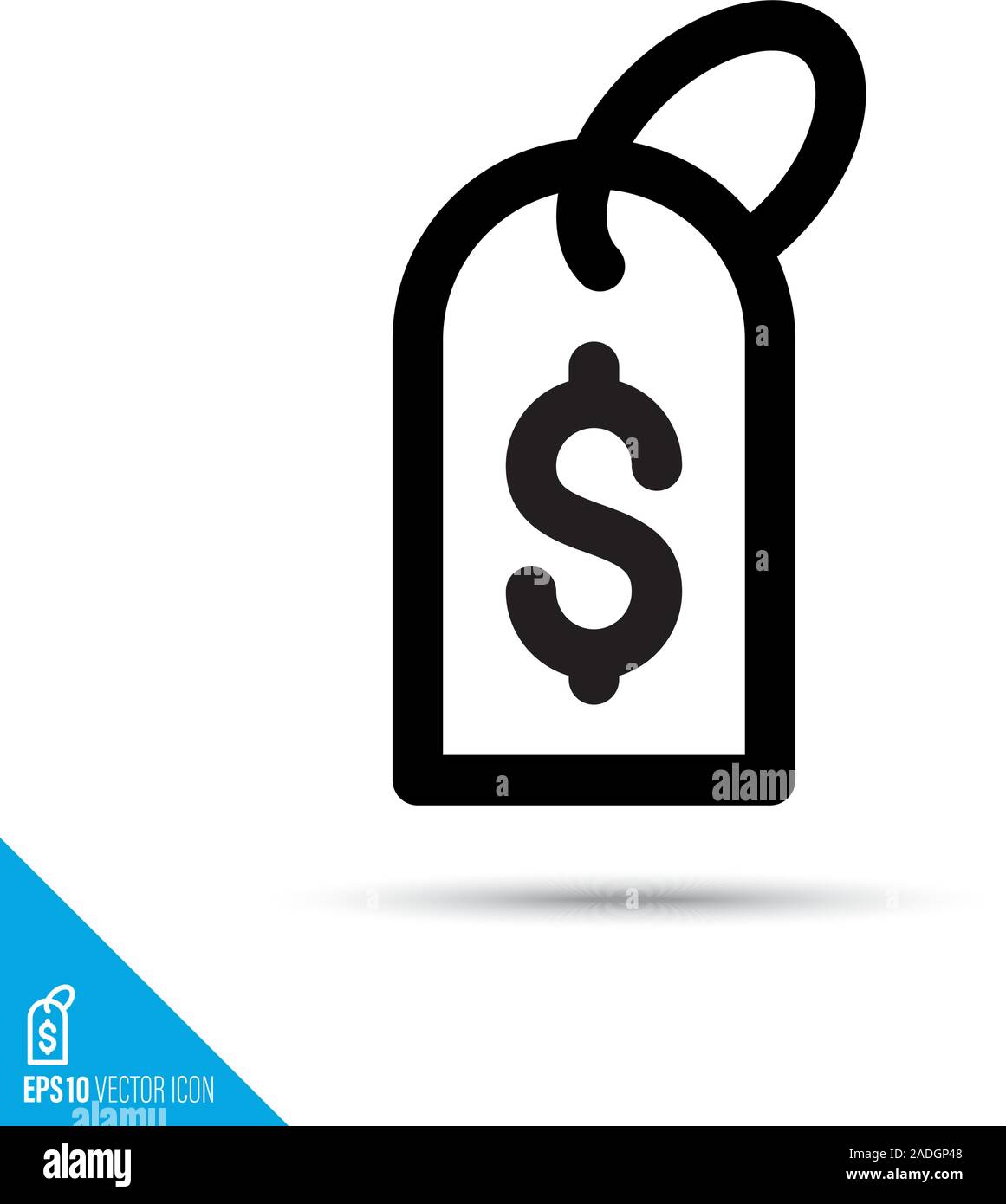 Price tag line icon. Shopping and commerce vector symbol. User ...
