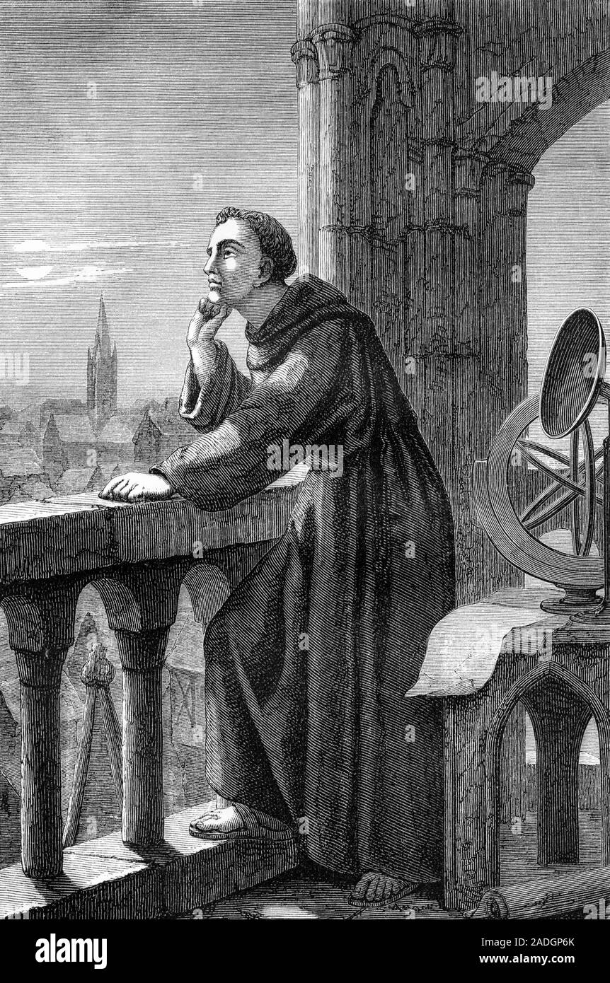 Roger Bacon (c.1214-1292), English natural philosopher and alchemist ...