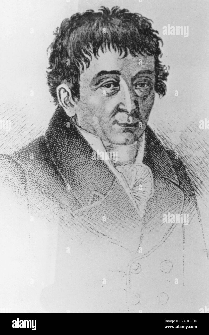 Ernst Chladni. Portrait of Ernst Florens Friedrich Chladni (1756-1827 ...