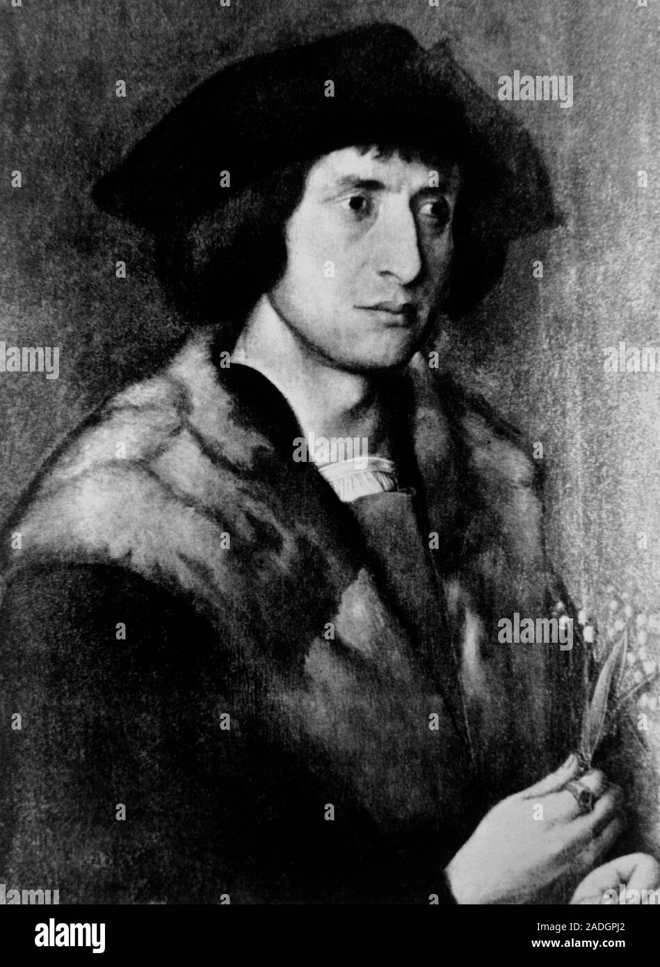 Nicolaus Copernicus. Portrait of Nicolaus Copernicus (1473-1543), the ...