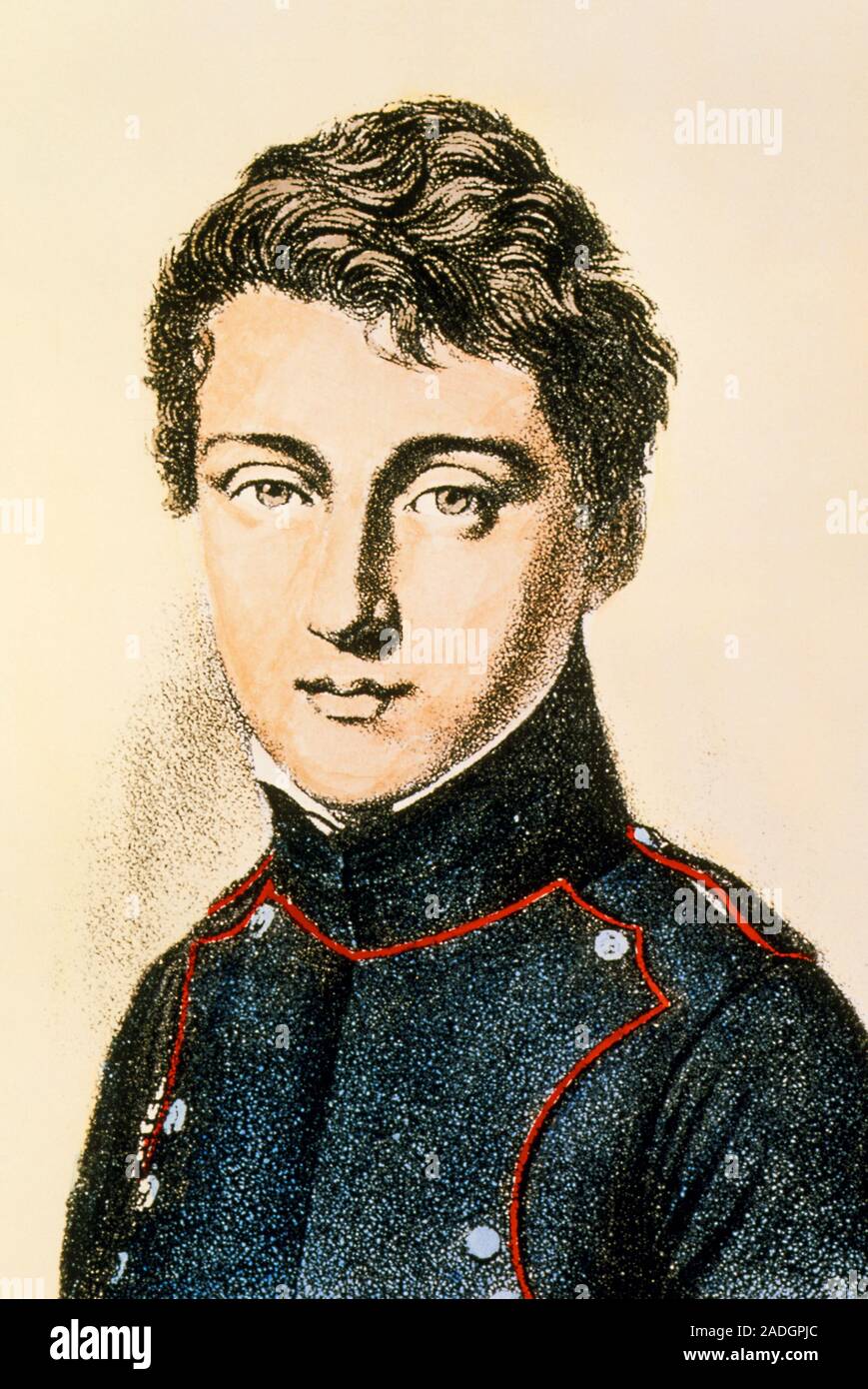Sadi Carnot. Portrait of Nicolas Leonard Sadi Carnot (1796-1832 ...