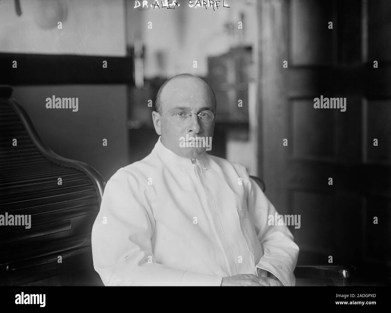 Alexis Carrel (1873-1944), French-US surgeon. Carrel was born in Lyons ...