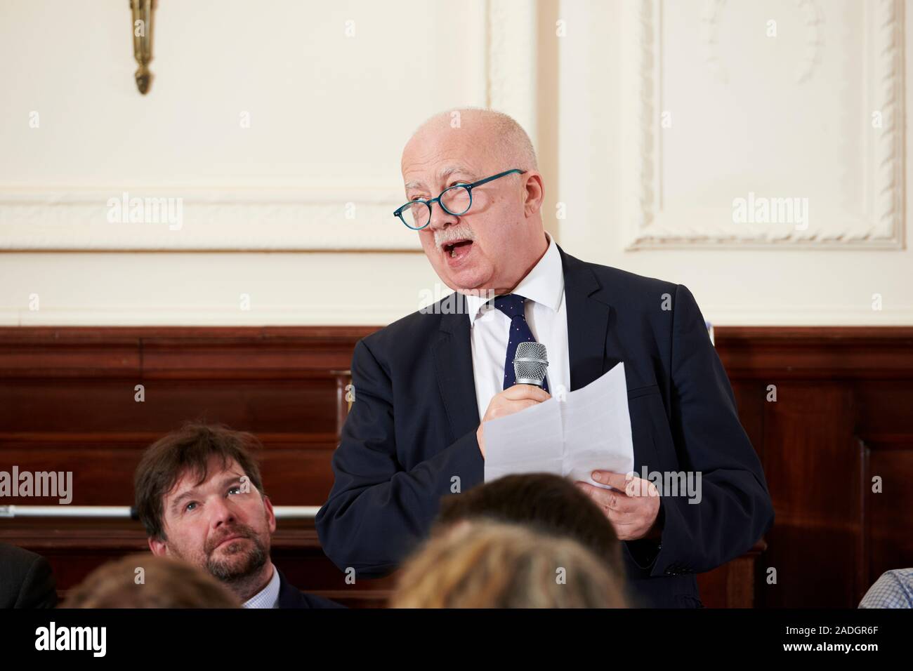 Philip Mansel at The Oldie Literary Lunch; 03/12/19 Stock Photo - Alamy