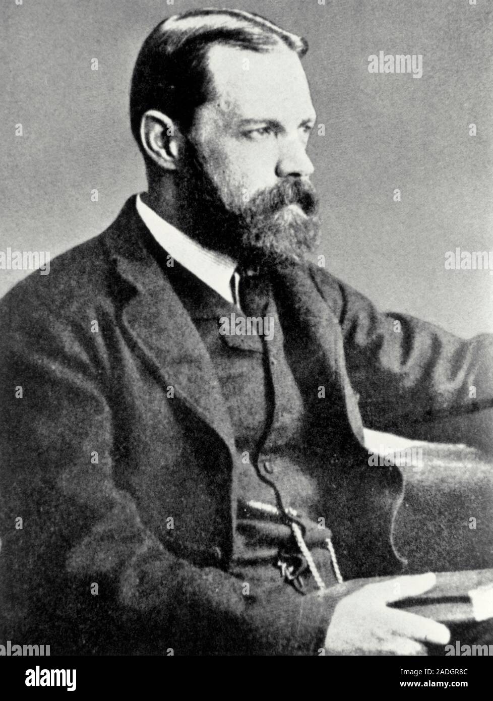 George Darwin. Portrait of Sir George Howard Darwin (1845-1912 ...