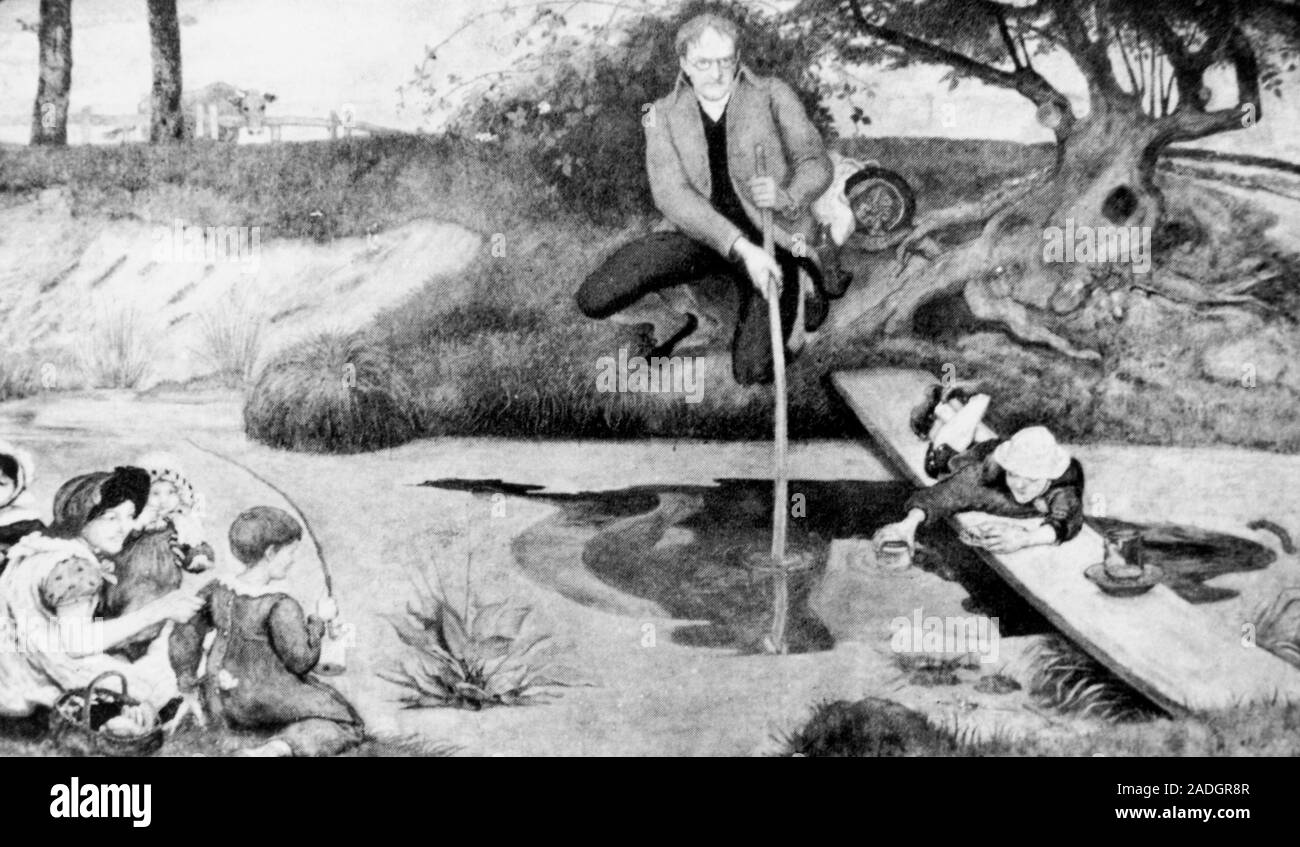 John Dalton. Historical artwork of John Dalton (1766-1844), English ...