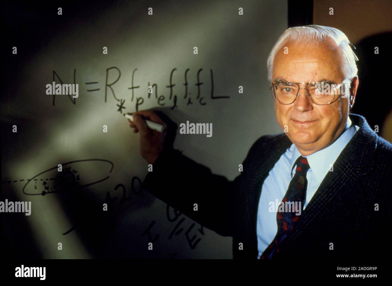 Frank Drake. View of the American astronomer Dr. Frank Drake (1930 ...