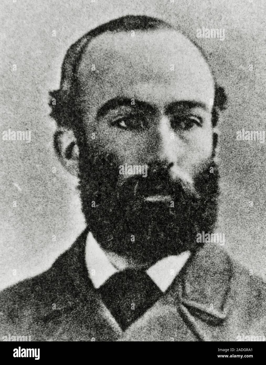 William Morris Davis. Historical portrait of the American geographer ...