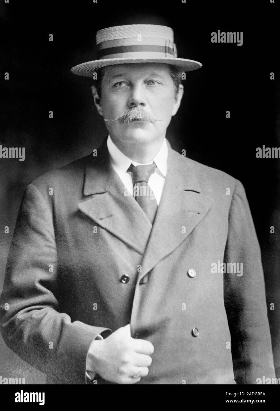 Sir Arthur Conan Doyle (1859-1930), Scottish author. Conan Doyle is ...