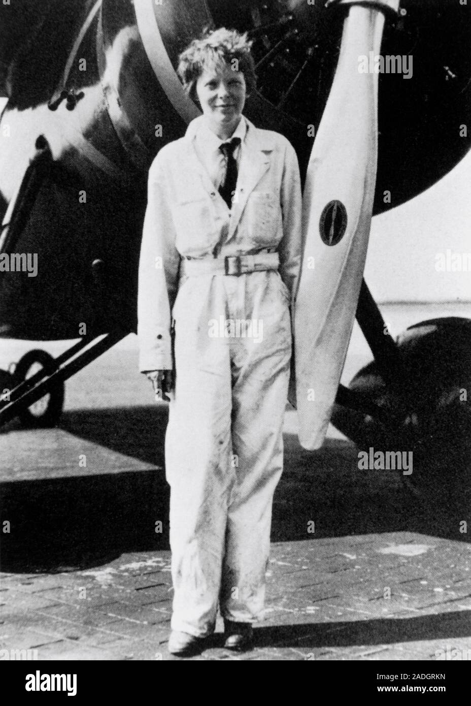 Amelia Earhart. Portrait of Amelia Earhart (1897- 1937), American ...