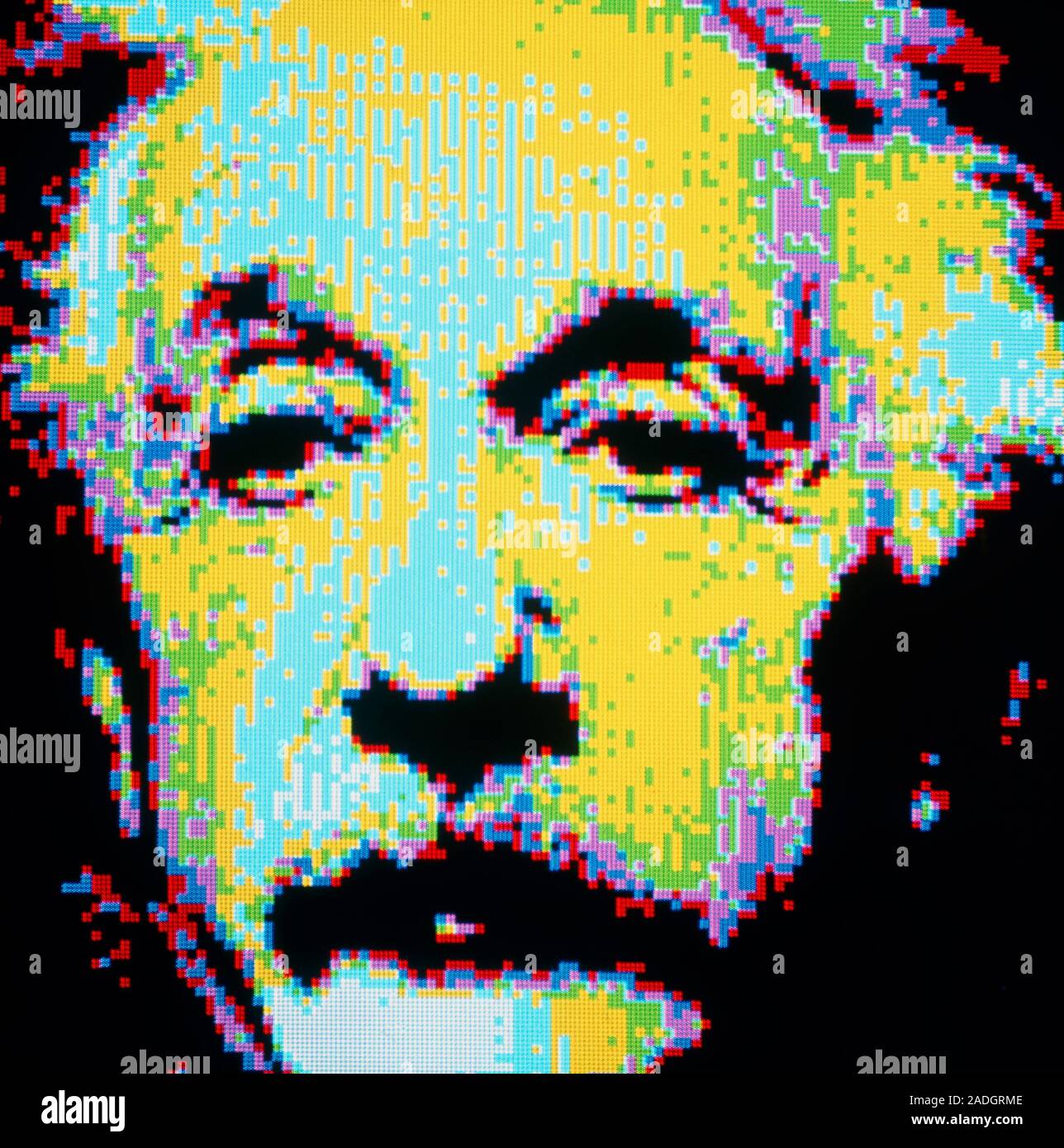 Albert Einstein. Computer artwork of the physicist, Albert Einstein ...