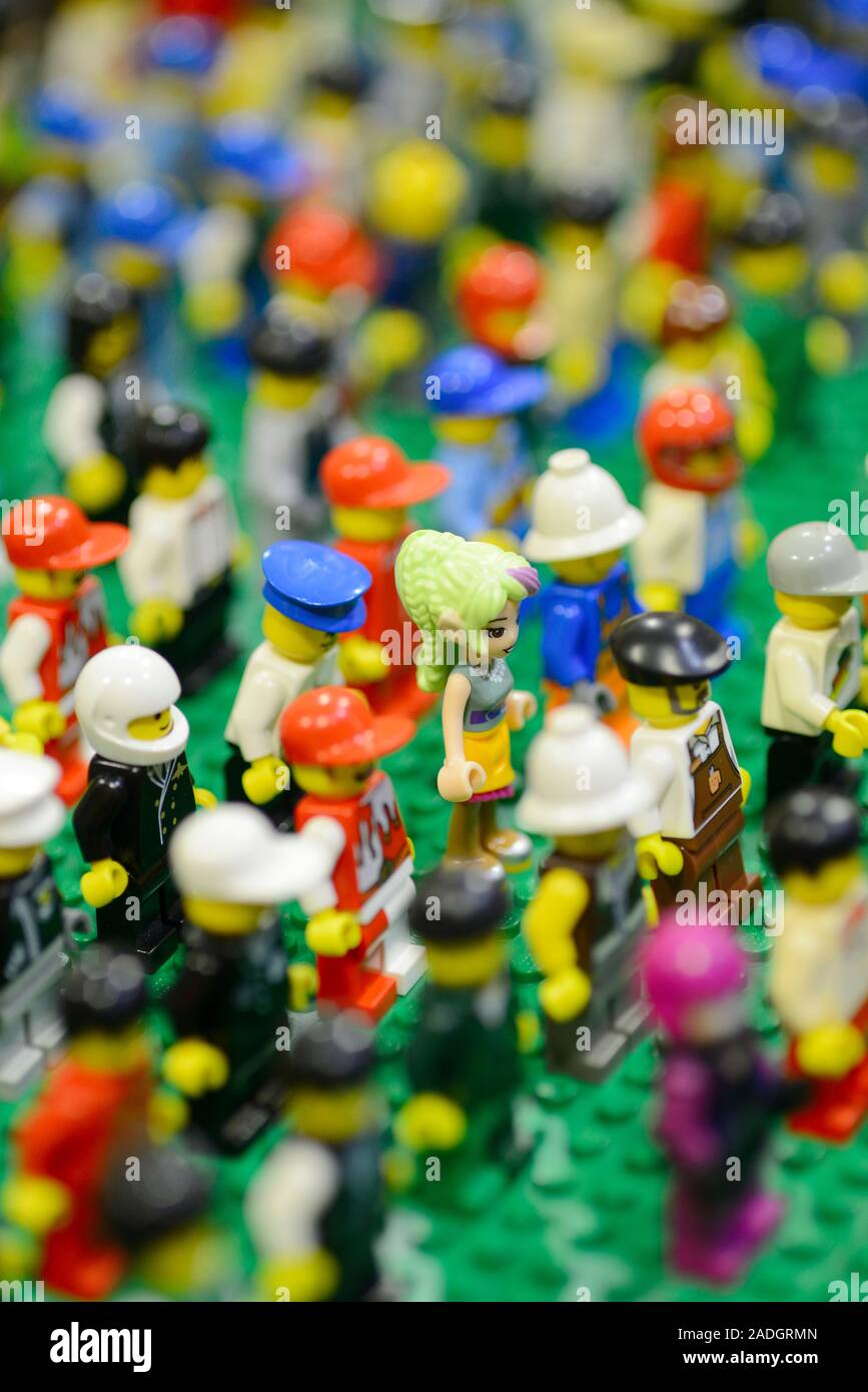 Group of Various Lego Mini Characters Stock Photo - Alamy