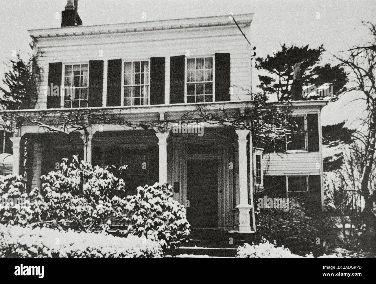 Einstein's last home at 112 Mercer Street, Princeton, New Jersey, USA ...
